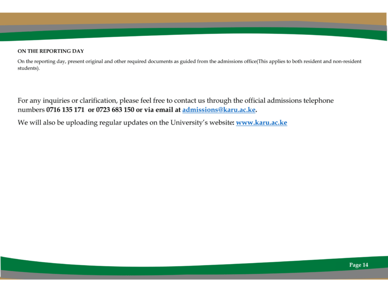 The Self-Registration Portal For Karatina University – Karatina ...